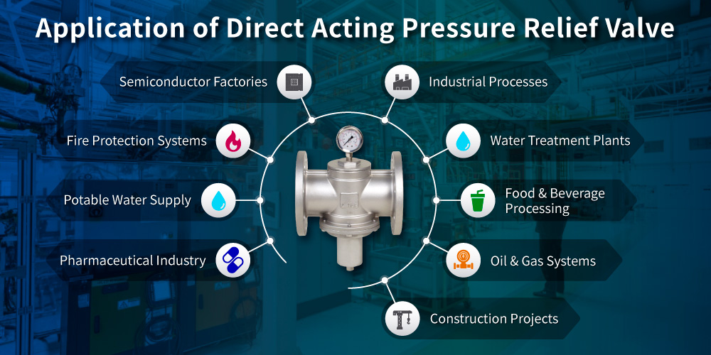 Stainless Steel 316 Direct Acting Pressure Relief Valve｜Z-Tide Valve